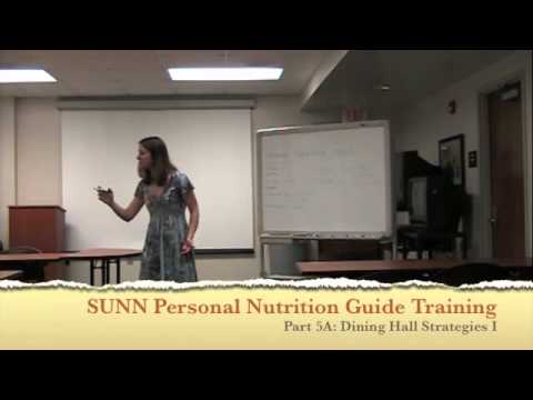 SUNN Personal Nutrition Guide Training Video Part 5A - DiamondsRain