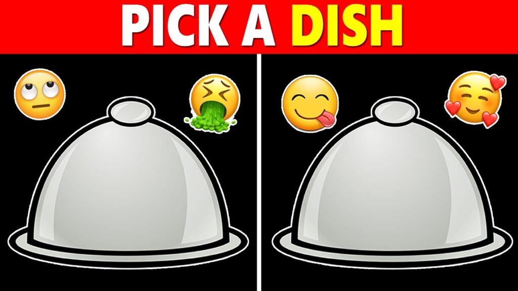 Pick a Dish – Good or Bad (Healthy VS Junk Food) | Food Quiz – DiamondsRain